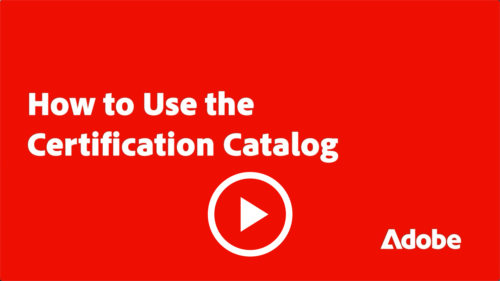 Adobe Digital Experience Certification Program | RockU